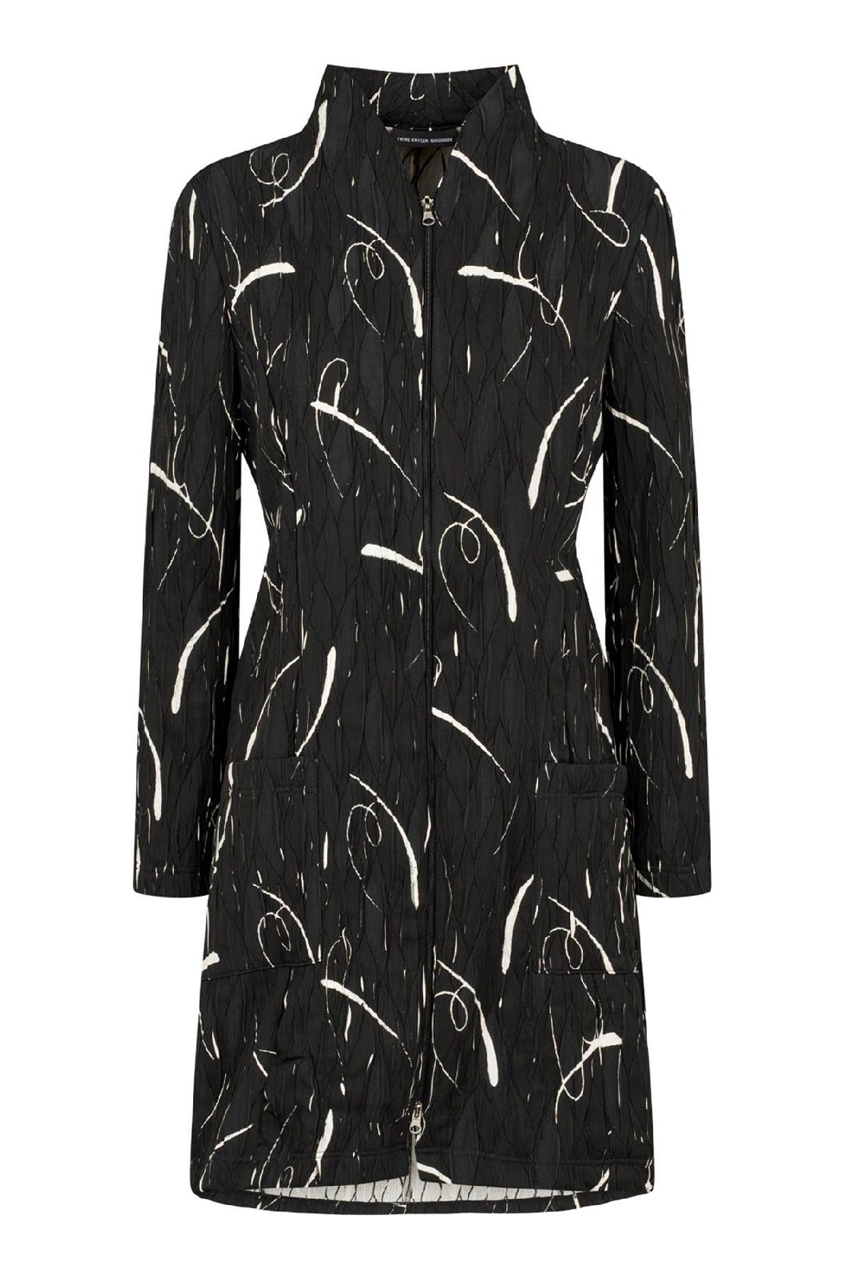 Trine Kryger Simonsen JACKET LEA 2 (651080), Black/white